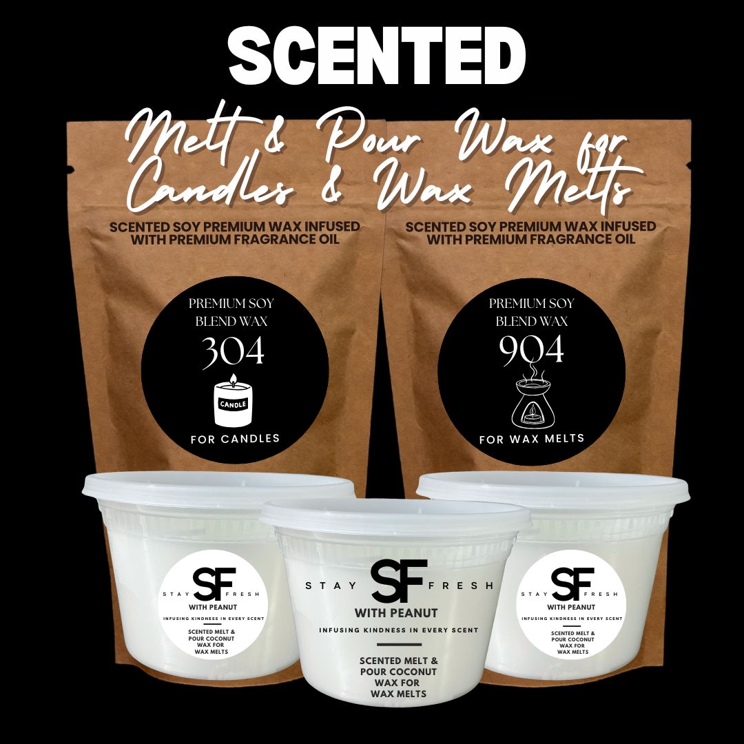 Scented Melt & Pour Wax – Stay Fresh with Peanut