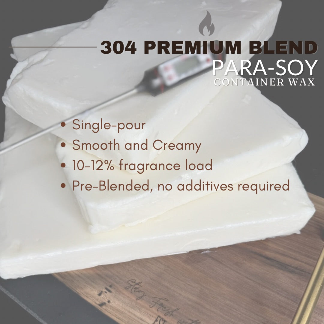 304 Para-Soy Premium Blend | Container Wax – Stay Fresh with Peanut