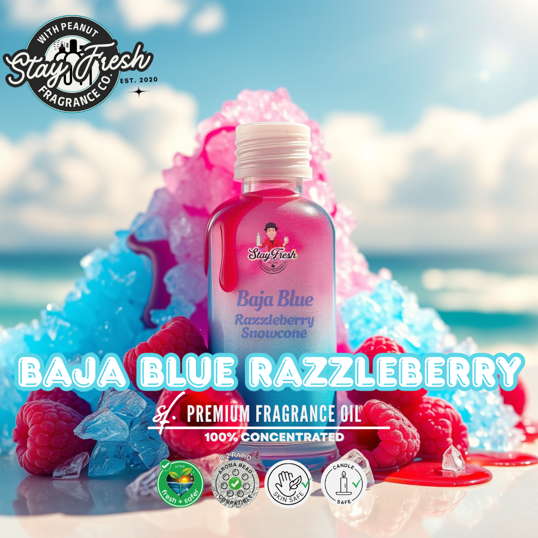 Baja Blue Razzleberry Fragrance Oil – Stay Fresh with Peanut