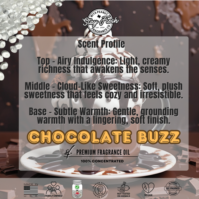 Chocolate Buzz Fragrance Oil | Rich Gourmand Chocolate Scent – Stay ...