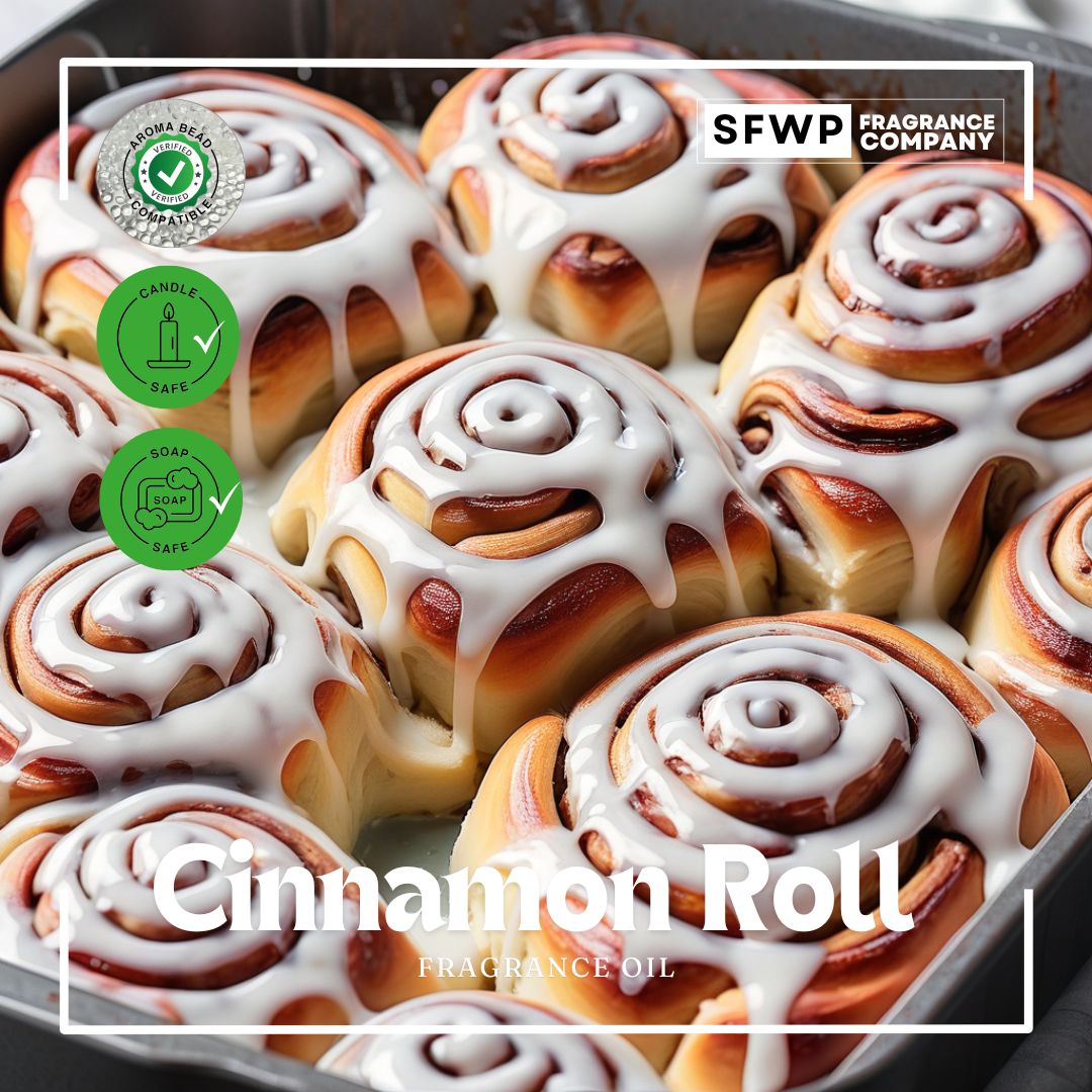Cinnamon Roll Fragrance Oil – Stay Fresh with Peanut