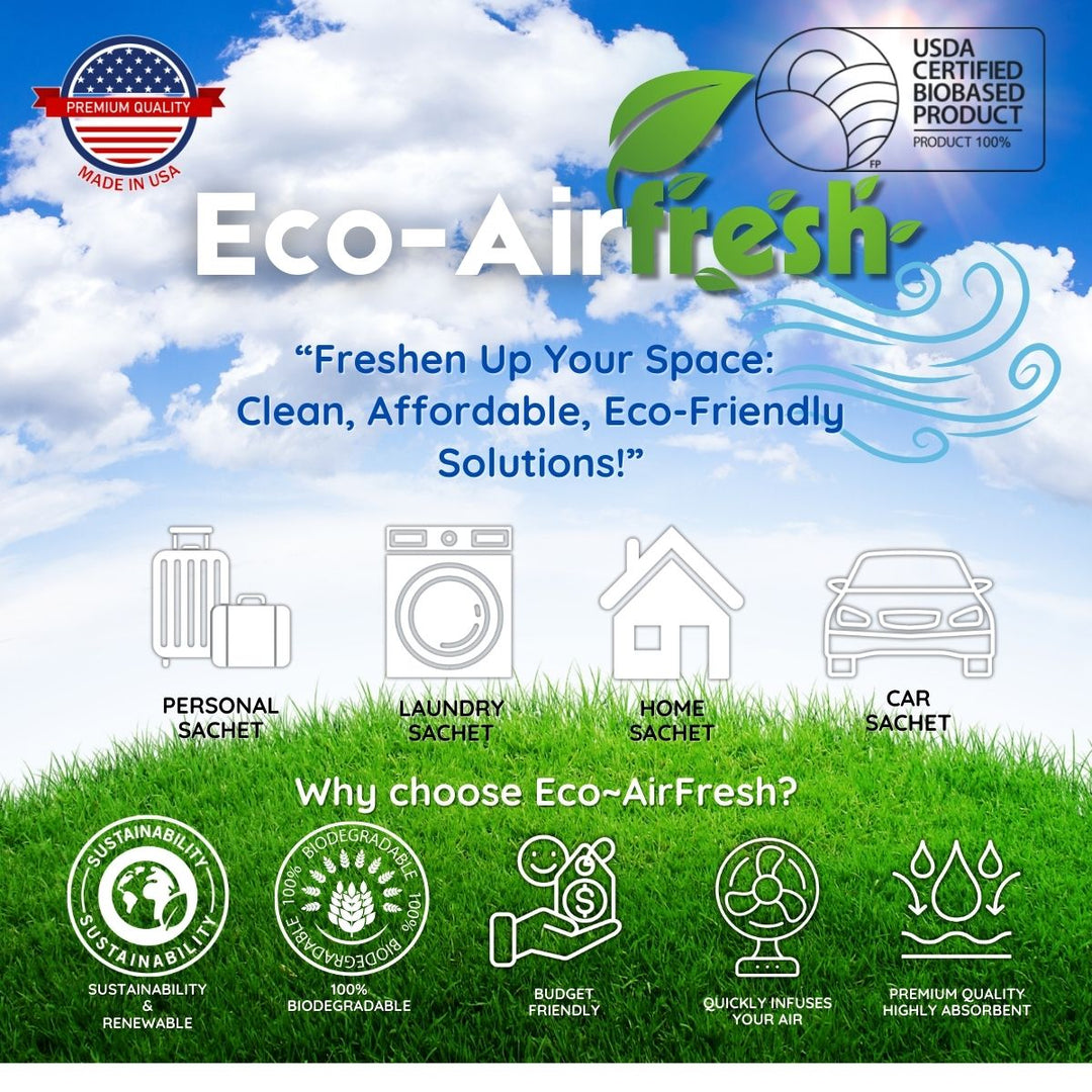 Eco-AirFresh Sachet Base – Stay Fresh with Peanut