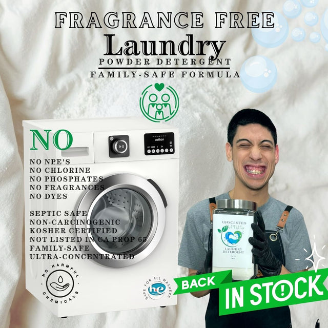 Fragrance-Free Laundry Powder – Stay Fresh with Peanut