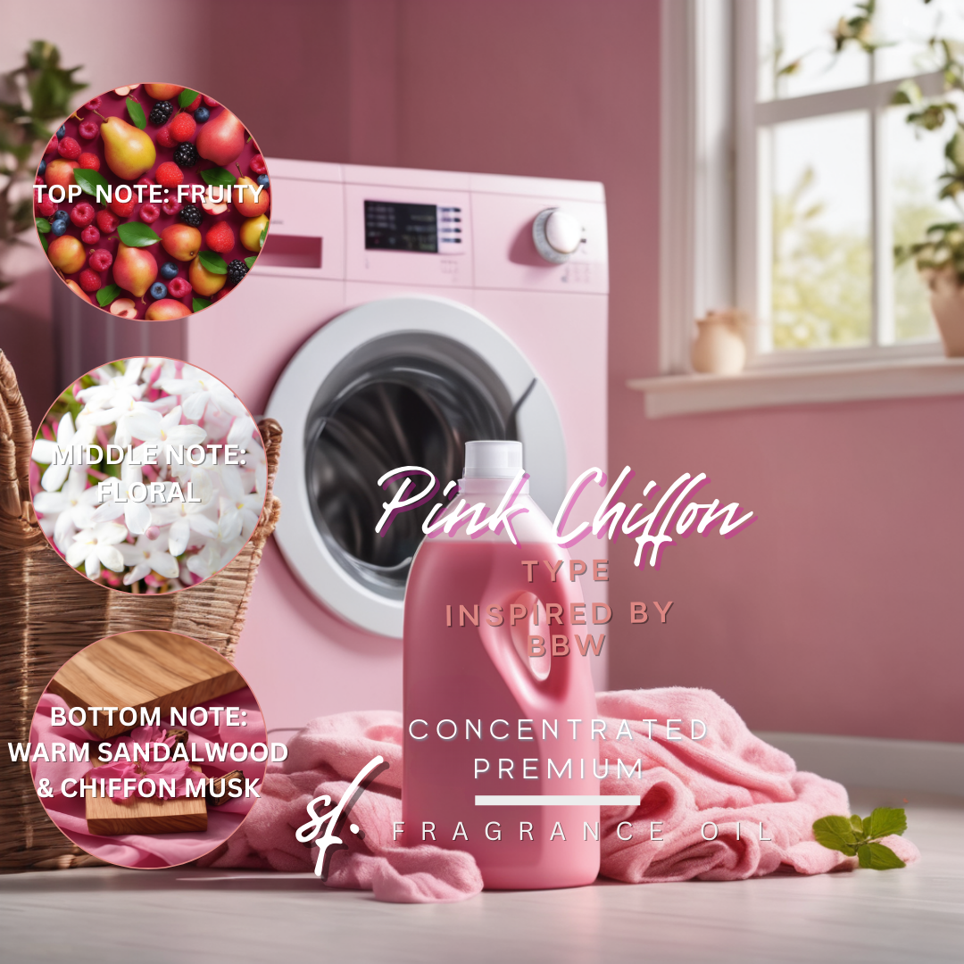 Pink Chiffon (Type) Fragrance Oil – Stay Fresh with Peanut