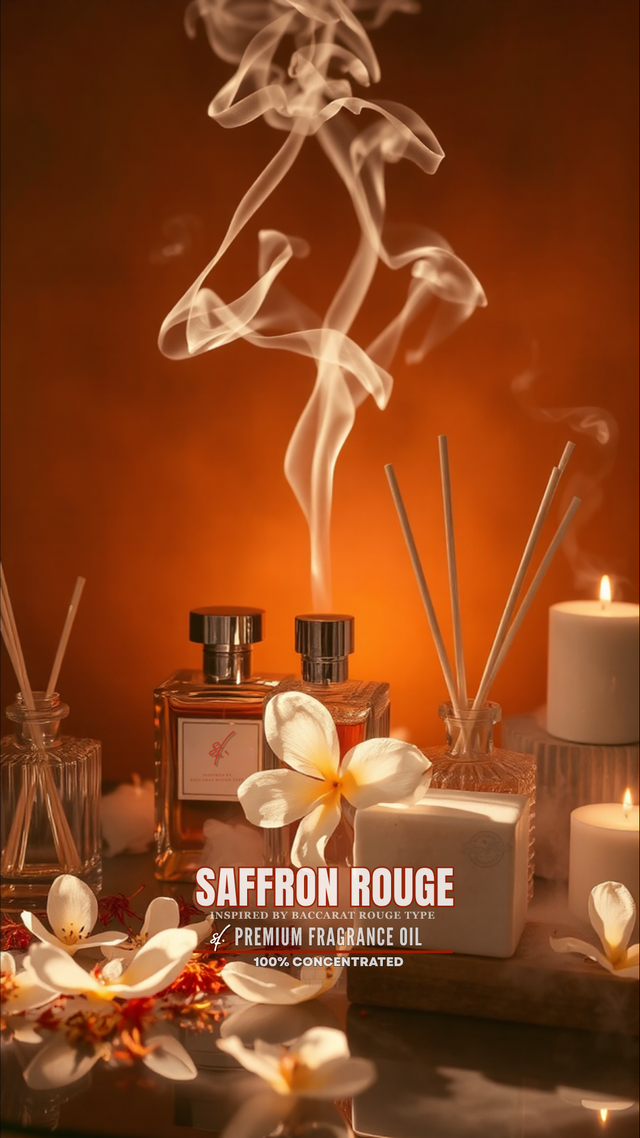 Saffron Rouge inspired by Baccarat Fragrance Oil – Luxury Scent for ...