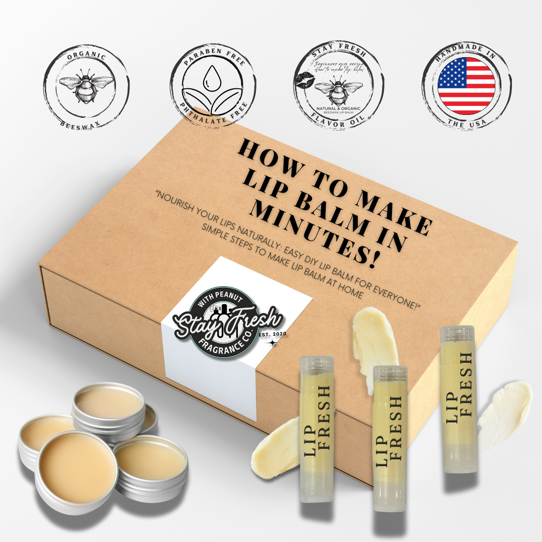 Lip Balm kit for beginners – Stay Fresh with Peanut