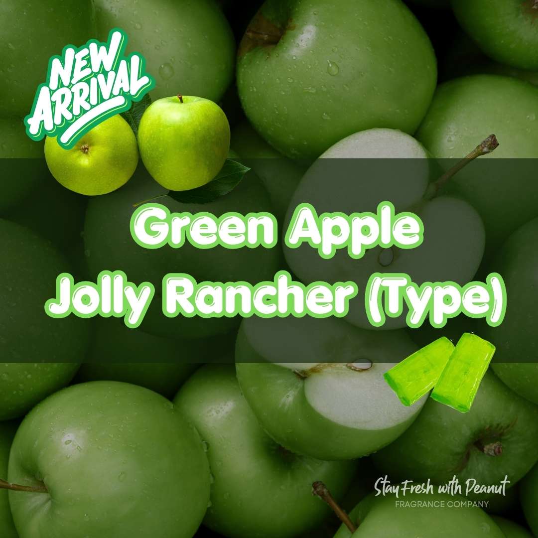 Green Apple Jolly Rancher® (Type) Fragrance Oil – Stay Fresh with Peanut