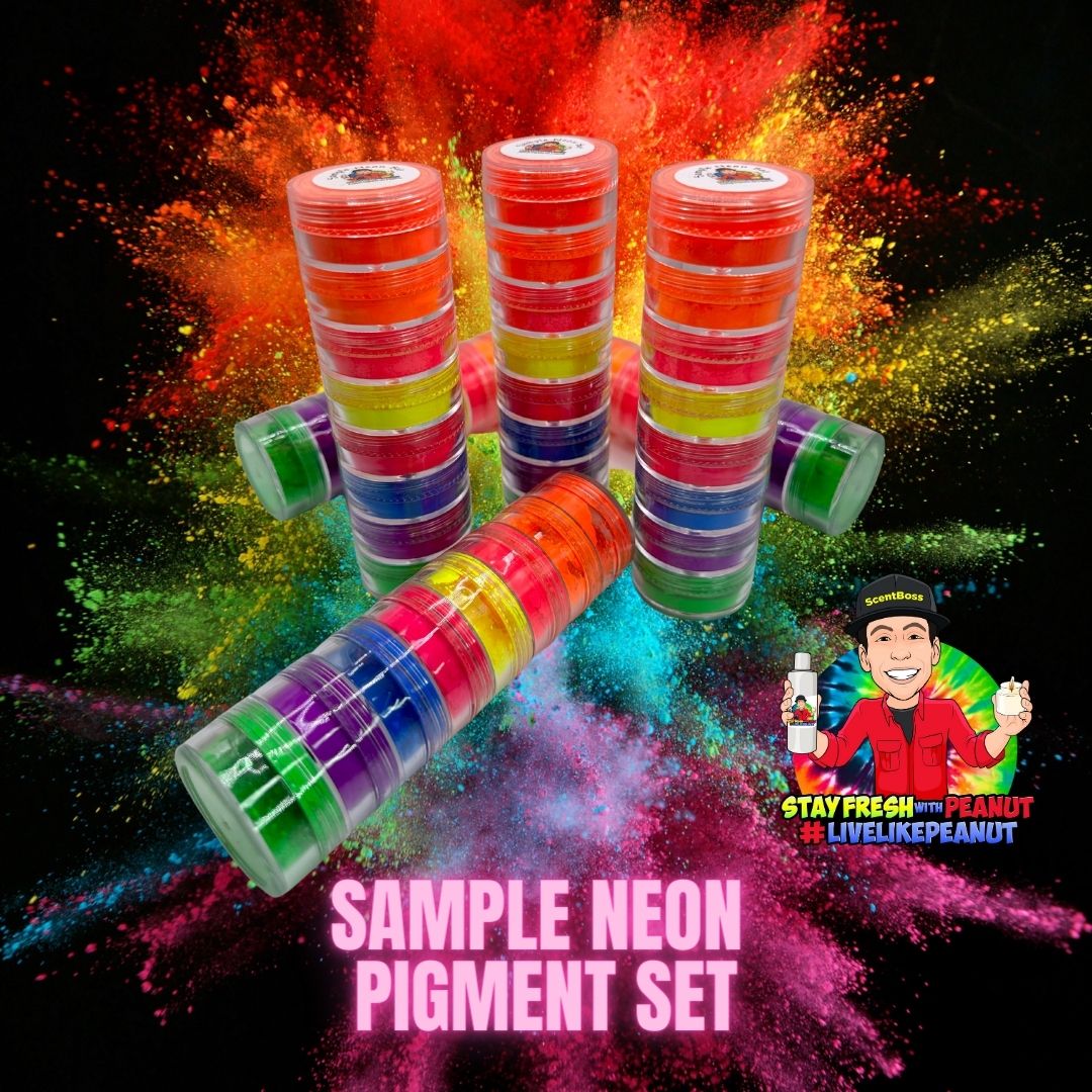 Sample Neon Pigment Set – Stay Fresh with Peanut