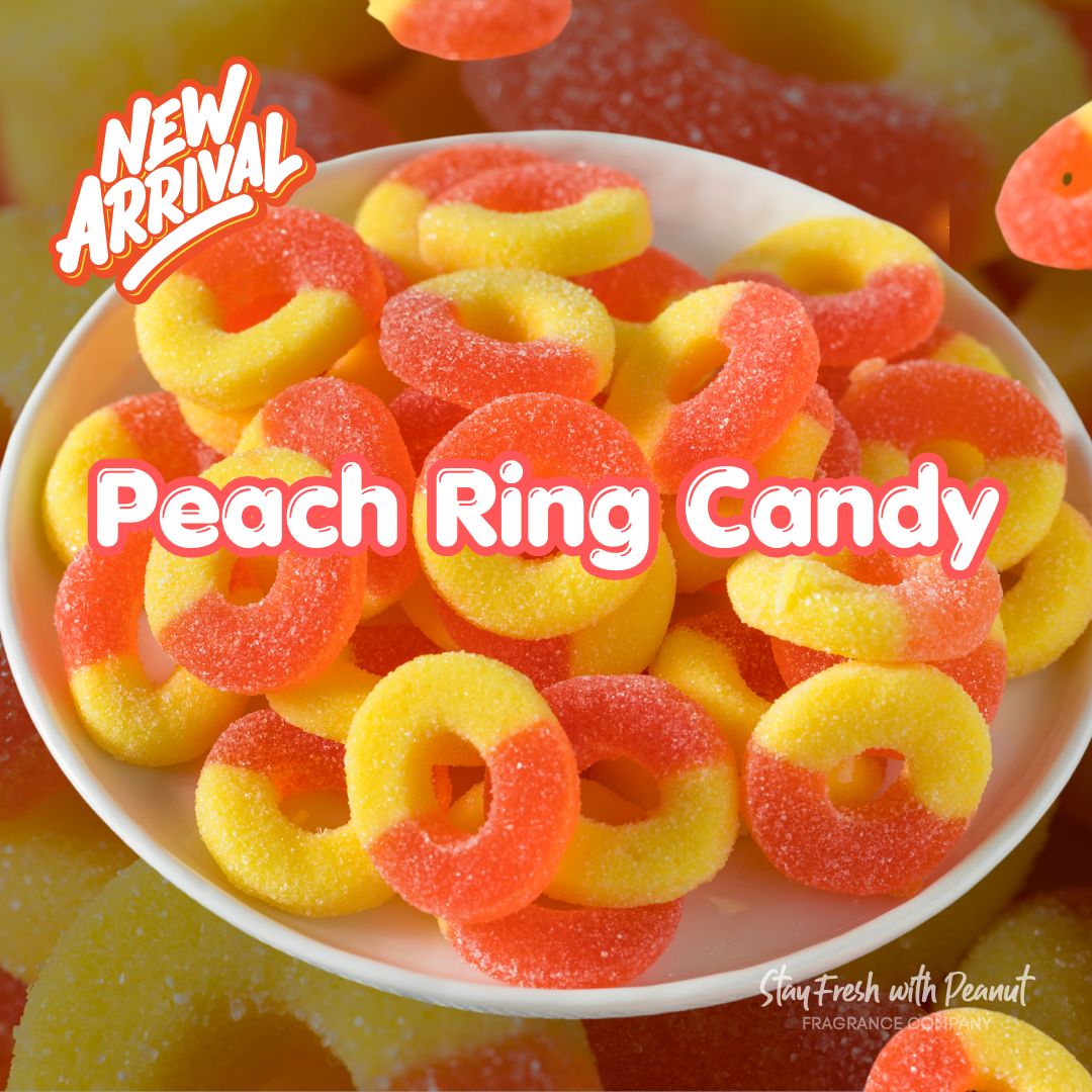 Peach Ring Candy Fragrance Oil – Stay Fresh with Peanut