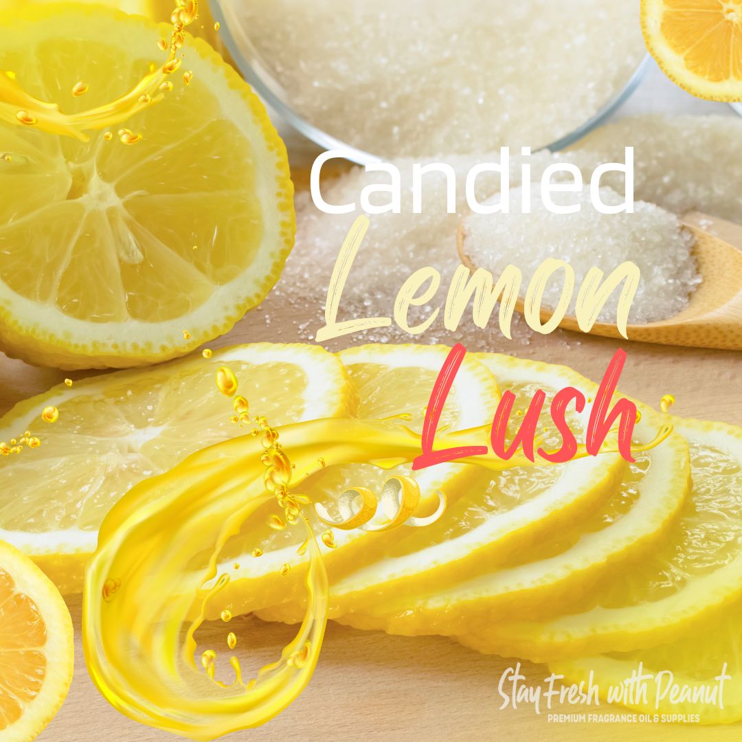Candied Lemon Lush Fragrance Oil – Stay Fresh with Peanut