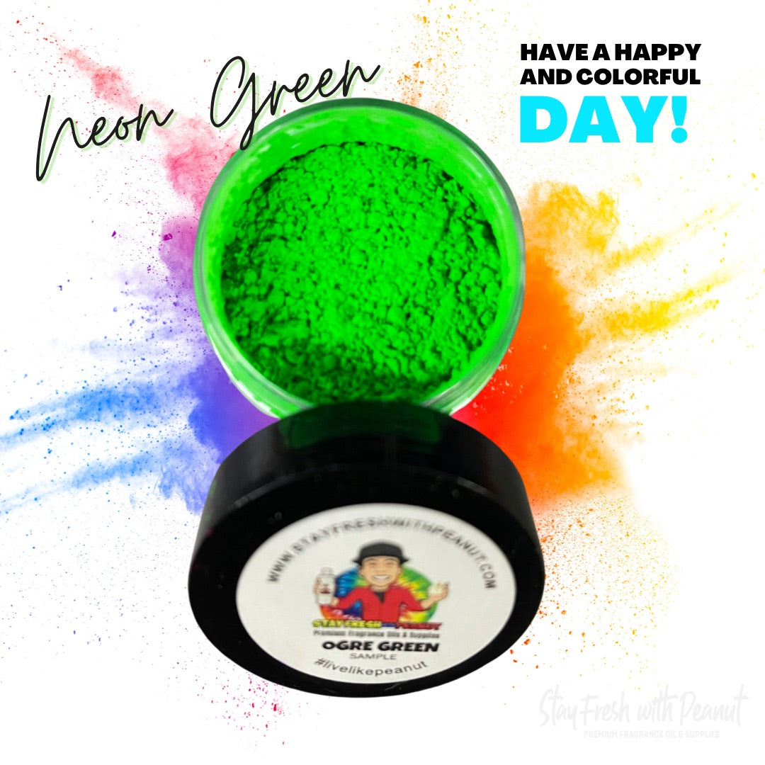 Ogre Green (Green) Neon Pigment – Stay Fresh with Peanut