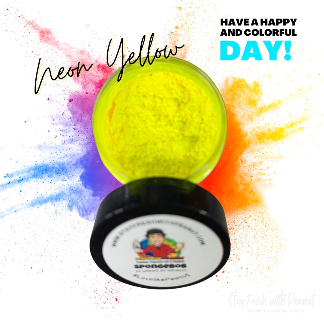 Spongebob (Yellow) Neon Pigment – Stay Fresh with Peanut