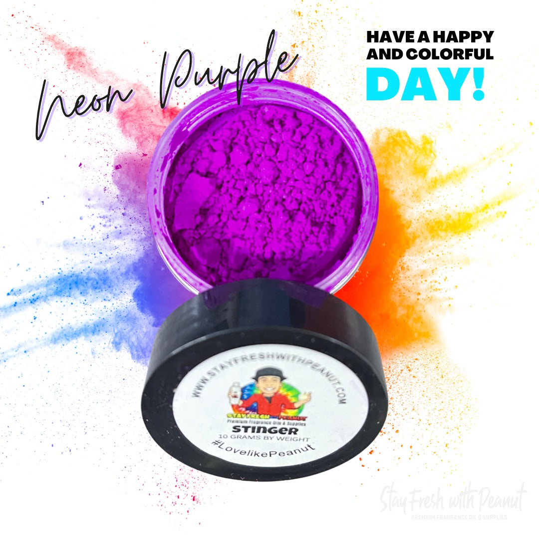 Stinger (Purple) Neon Pigment – Stay Fresh with Peanut