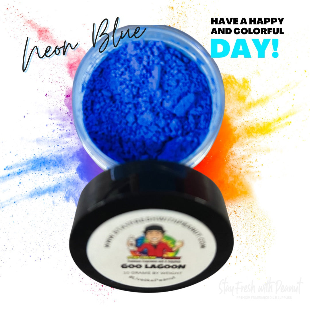 Goo Lagoon (Blue) Neon Pigment – Stay Fresh with Peanut